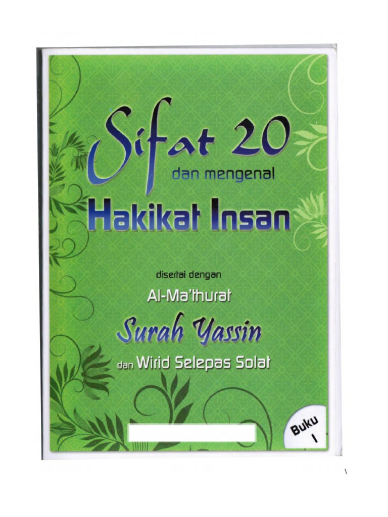 Sifat 20 Dan Mengenal Hakikat Insan | PDF
