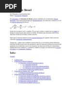 Función de Bessel | PDF | Ecuaciones | Análisis matemático