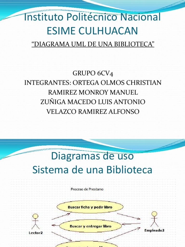 Diagrama UML para Sistema de Biblioteca | PDF