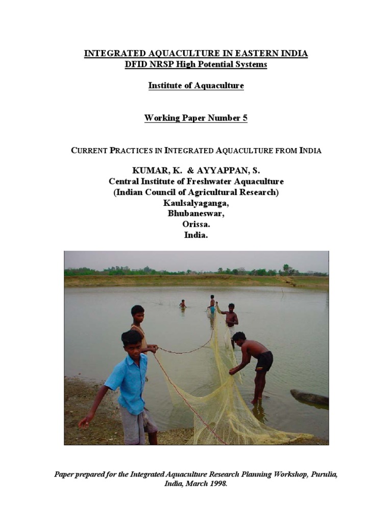 Integrated Fish Farming Current Practices | PDF | Rice | Manure