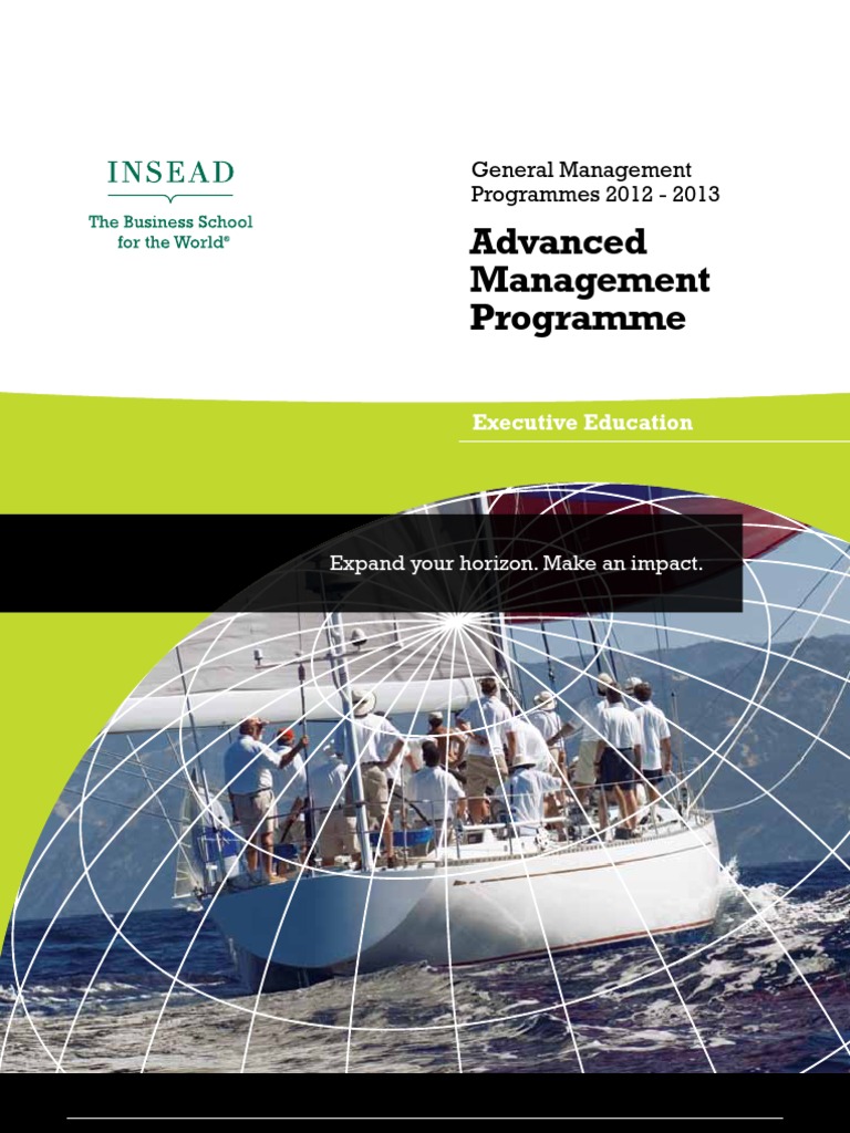 INSEAD - Advanced Management Programme | Leadership | Leadership ...