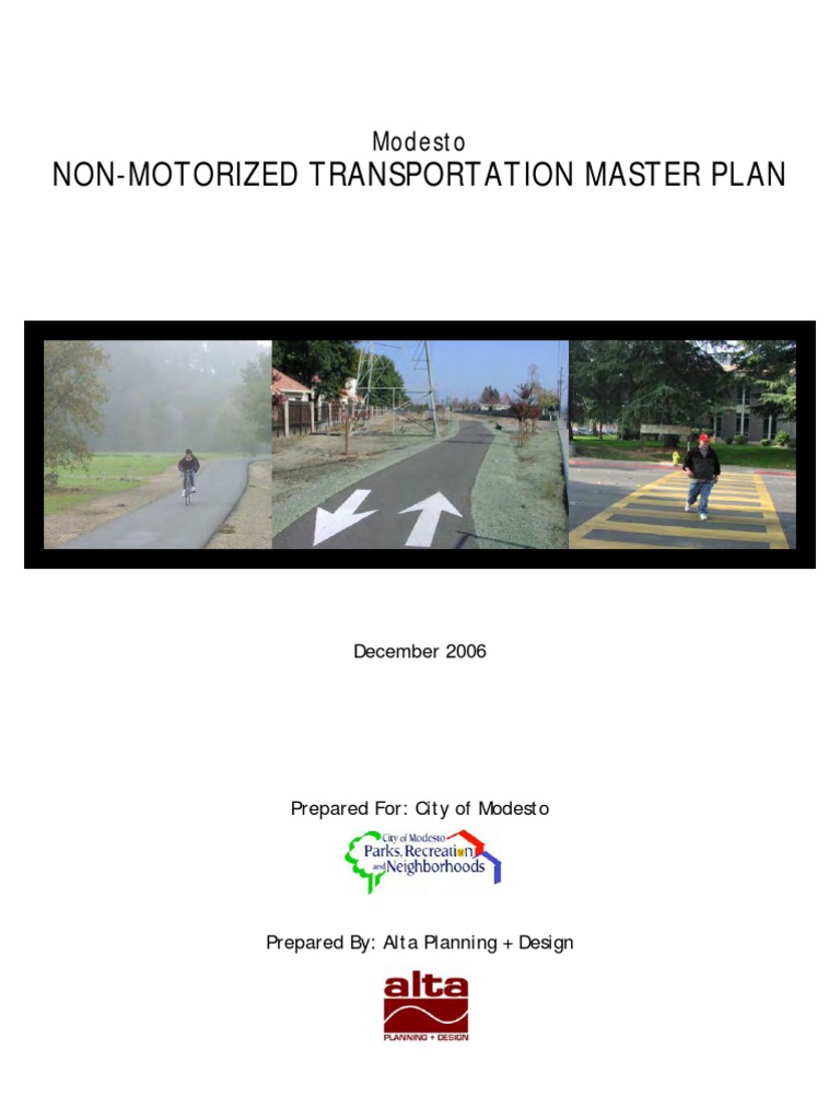 Non Motorized Plan | Download Free PDF | Cycling Infrastructure | Trail