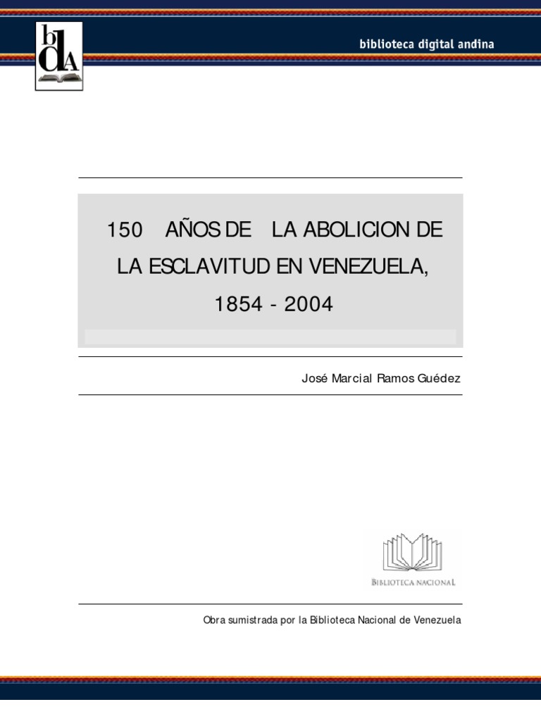 A 150 Años de La Abolición de La Esclavitud | PDF | Esclavitud ...