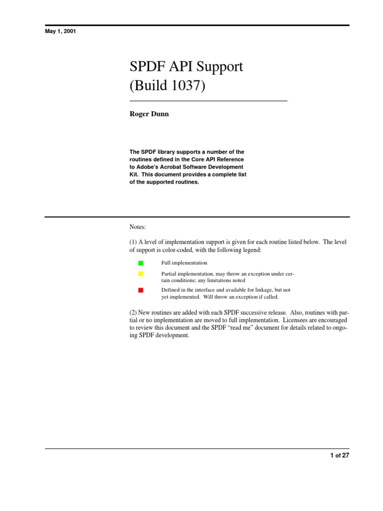 SPDF Routines | PDF | Application Programming Interface | Subroutine