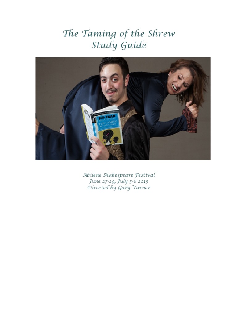 The Taming of the Shrew Study Guide | PDF | Commedia Dell'arte | The ...