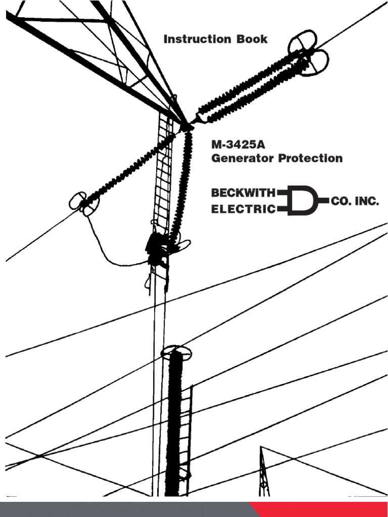Beckwith M 3425A | PDF | Alternating Current | Relay