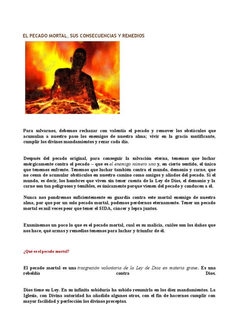 El Pecado Mortal | PDF