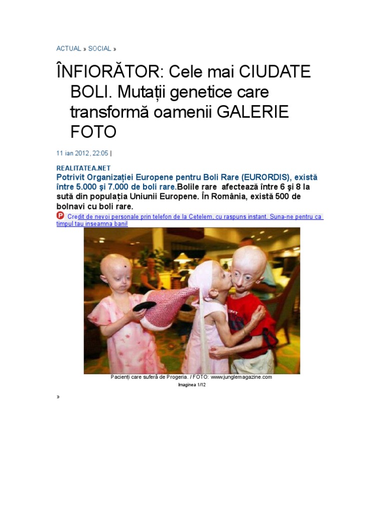 Boli Rare | PDF