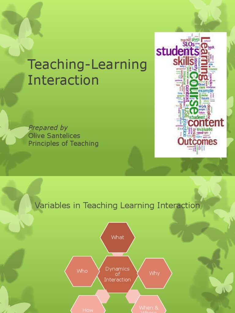 Teaching Learning Interaction | Download Free PDF | Scientific Method ...