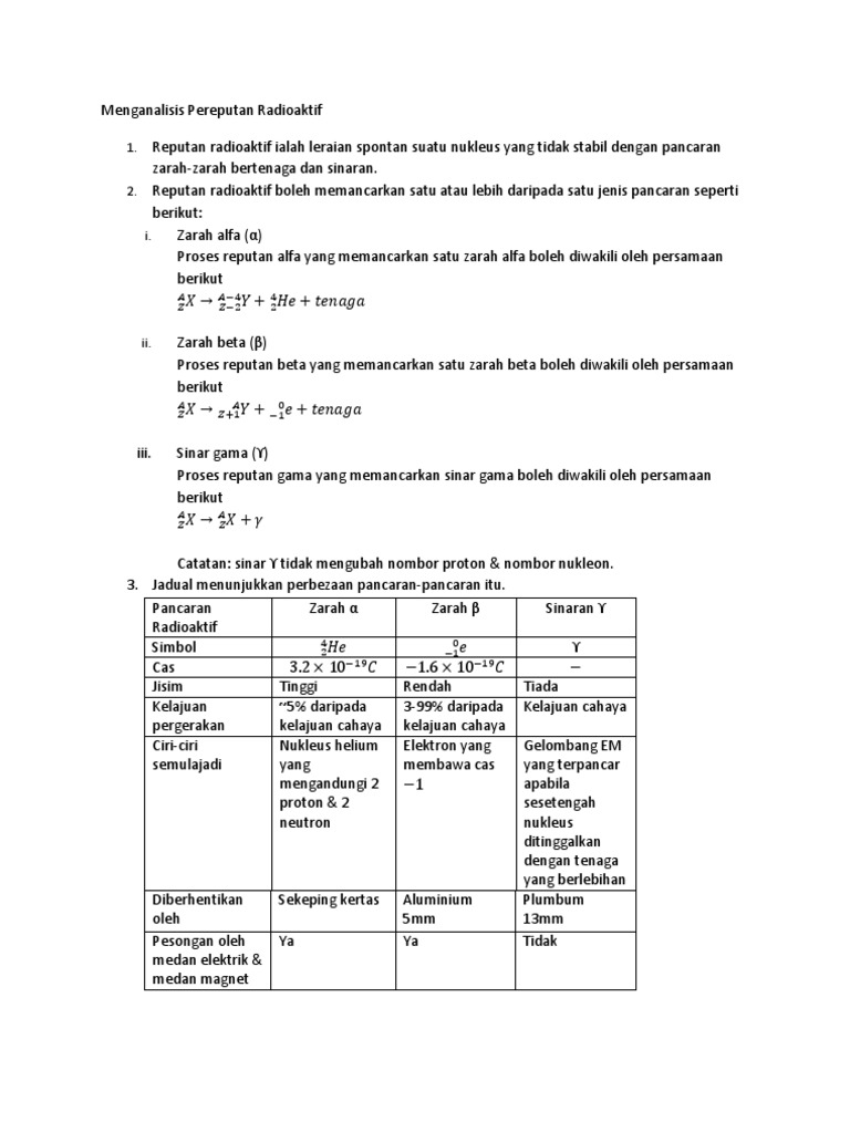 Nota Radioaktif f5 | PDF