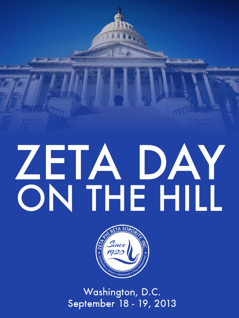 Zeta Day on the Hill Guide | PDF | Fraternities And Sororities | United ...