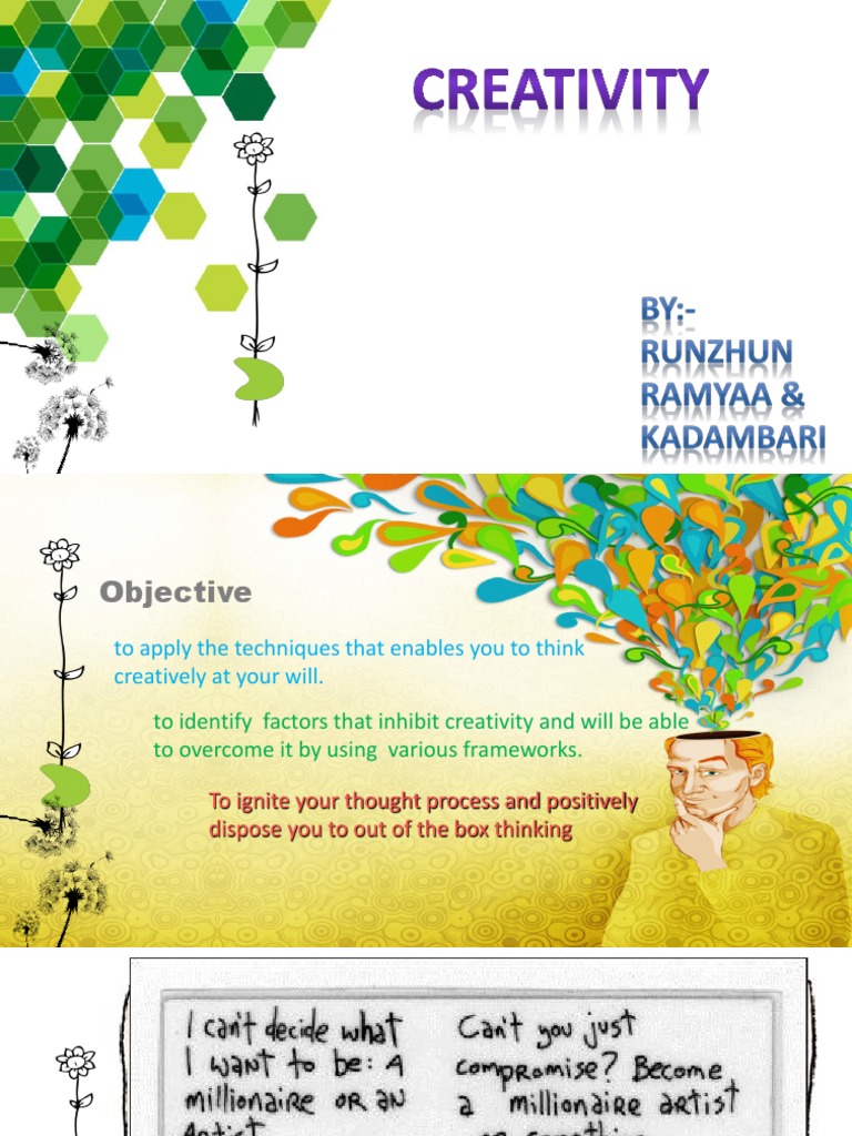 Creativity Workshop | Download Free PDF | Creativity | Thought