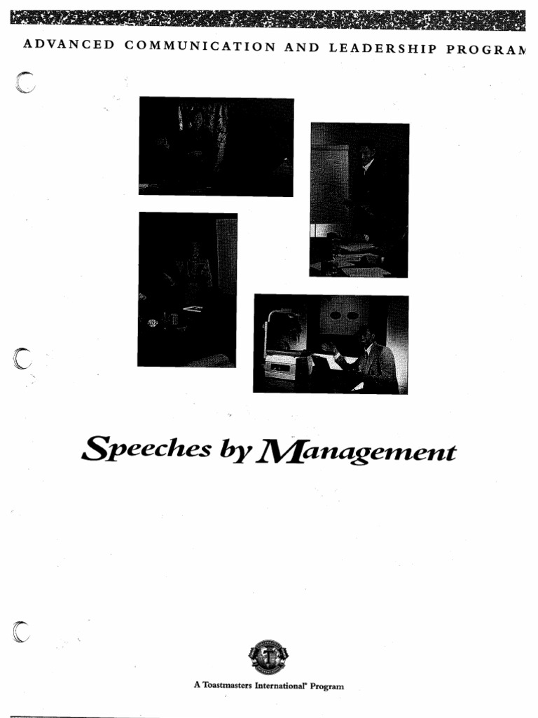 Speeches by Management | PDF