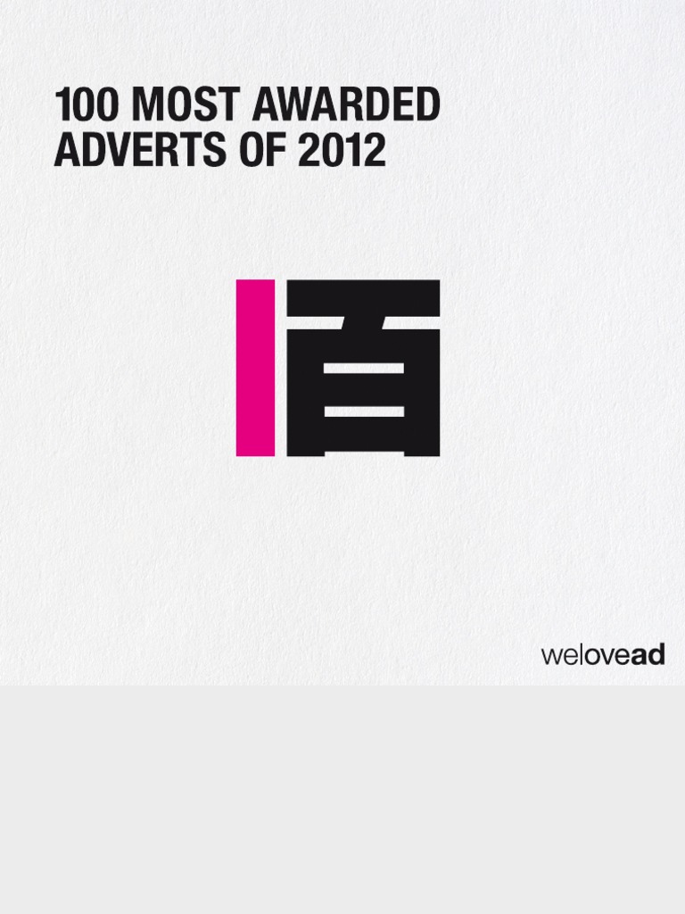 Top Award-Winning Ads of 2012 | PDF | Copywriting | Advertising