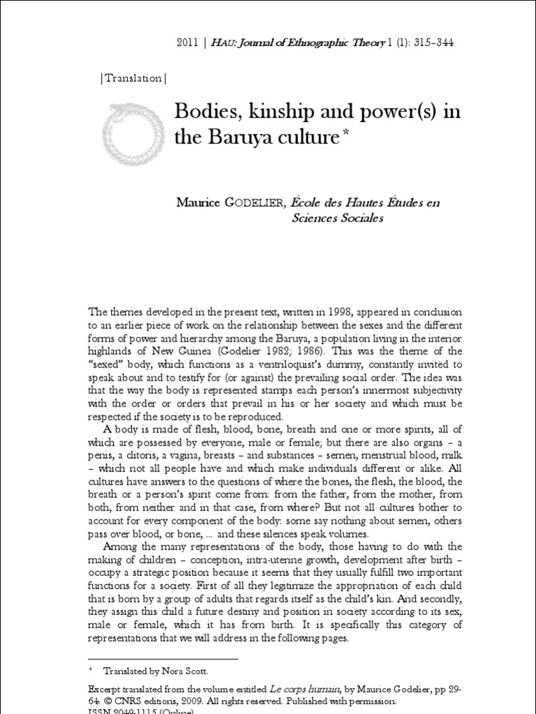 39 150 1 PB Tribu Baruya | PDF | Kinship | Sexual Intercourse