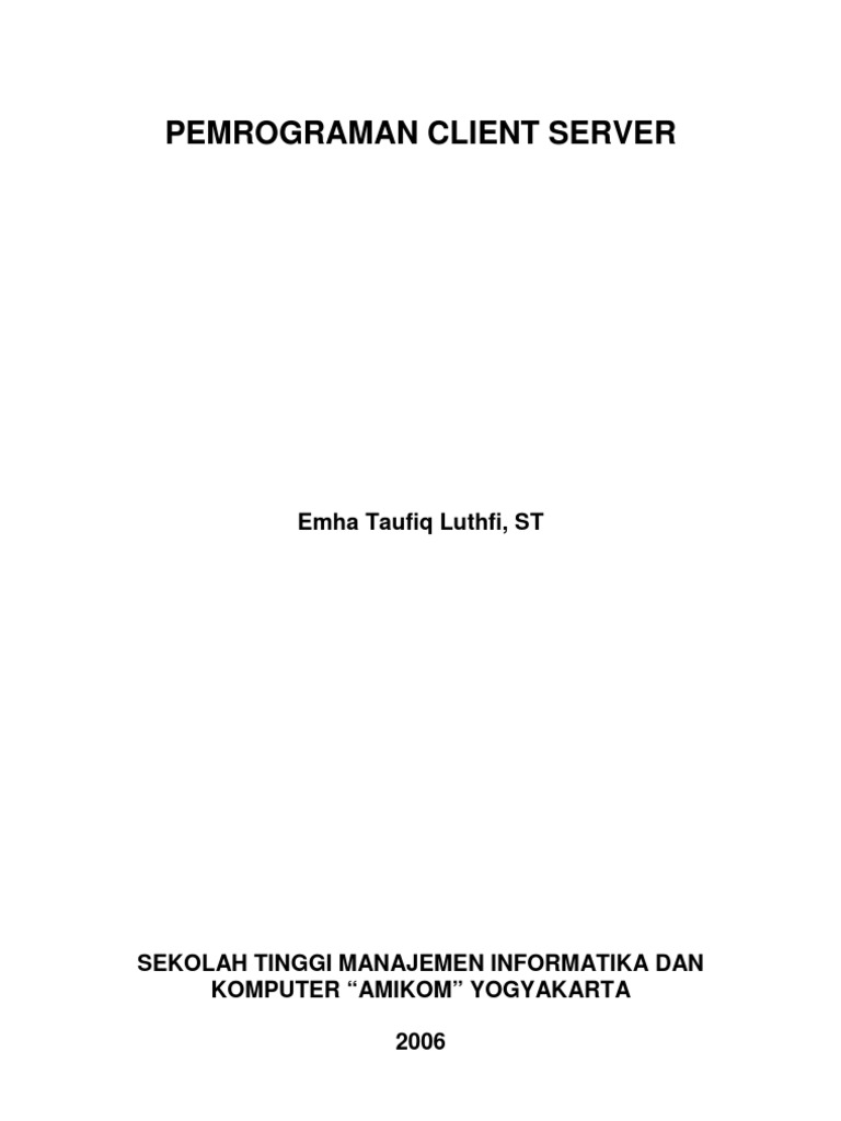 Modul Client Server | PDF