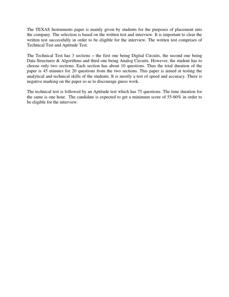 The TEXAS Instruments | PDF