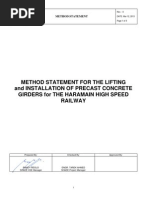 Method Statement For The Loading, Unloading and Shifting of Material | PDF | Crane (Machine ...