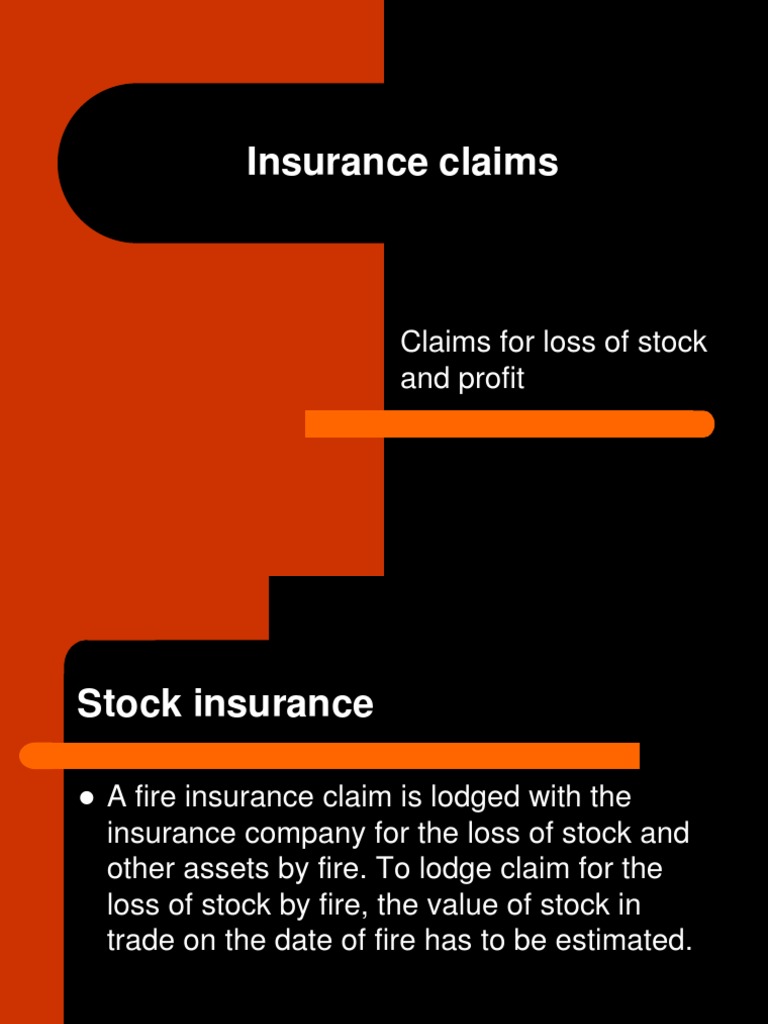 Insurance Claims | PDF | Profit (Accounting) | Insurance
