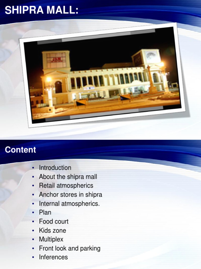 Shipra Mall | PDF | Shopping Mall | Movie Theater