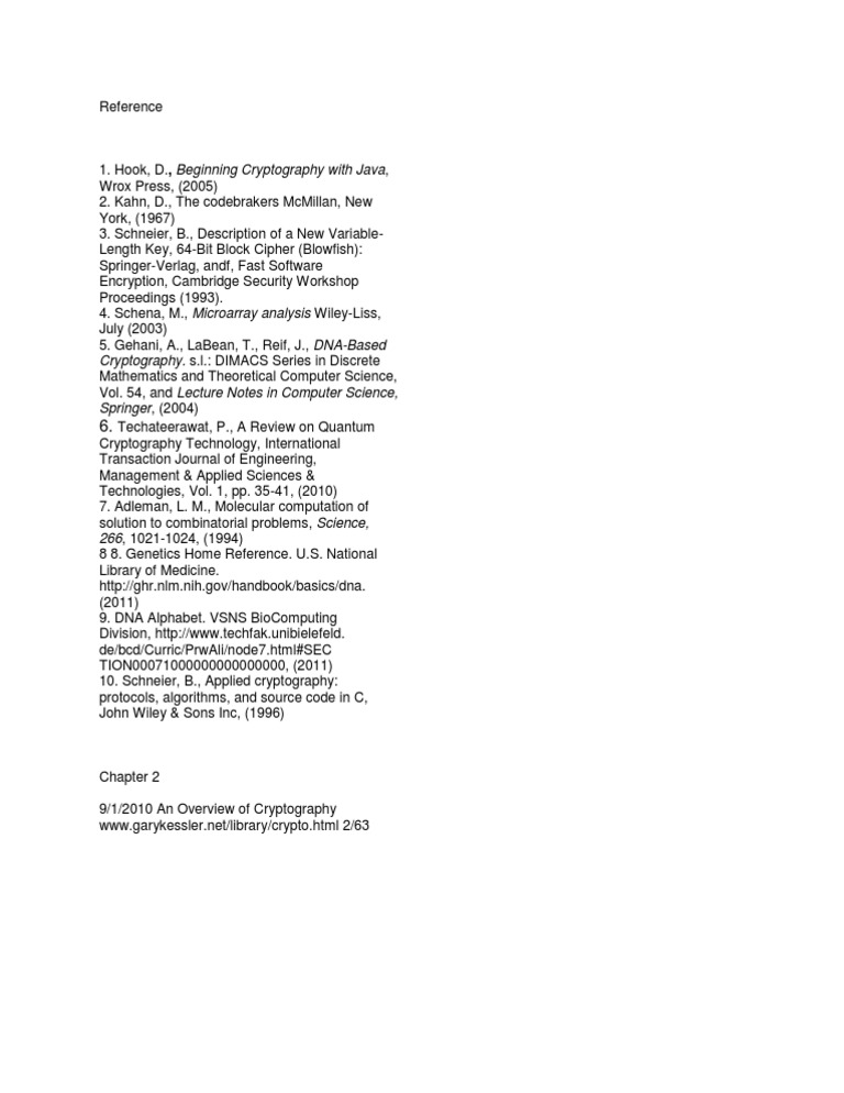 Cryptography. S.L.: DIMACS Series in Discrete | PDF