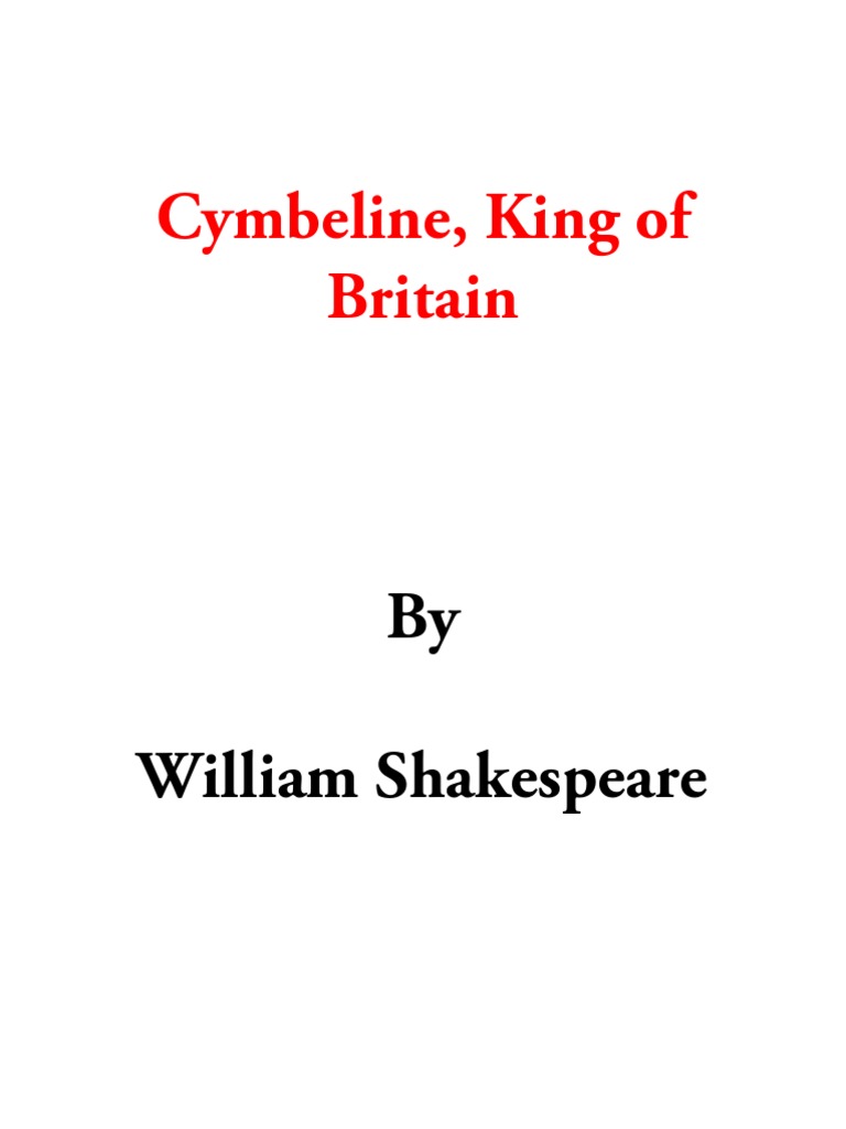 Cymbeline King of Britain | PDF | Gentleman