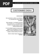 Cuestionario Quick Dash | PDF | Deportes