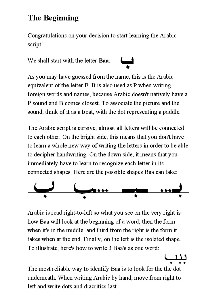 Learn To Read Arabic2 - Method - Preview | PDF | Arabic | Symbols