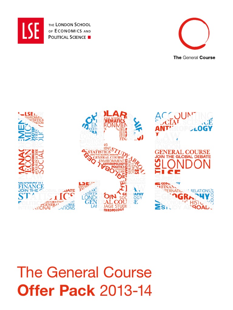 General Course Offer Pack | PDF | London School Of Economics | Payments