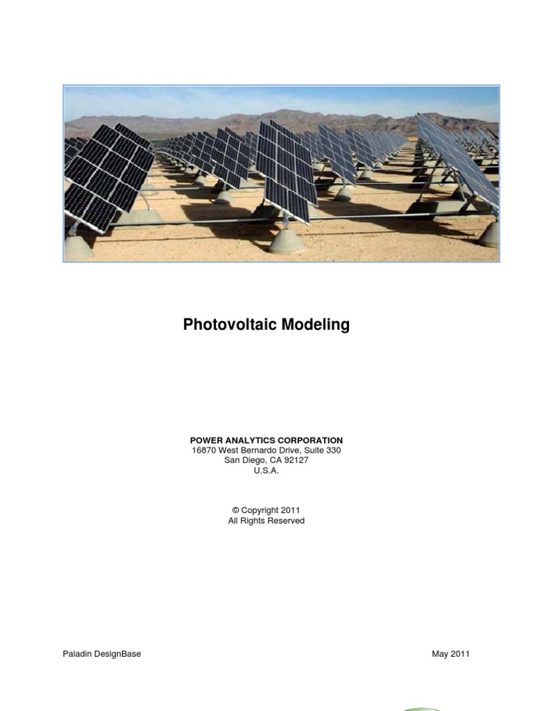PV Modeling | PDF | Photovoltaics | Photovoltaic System