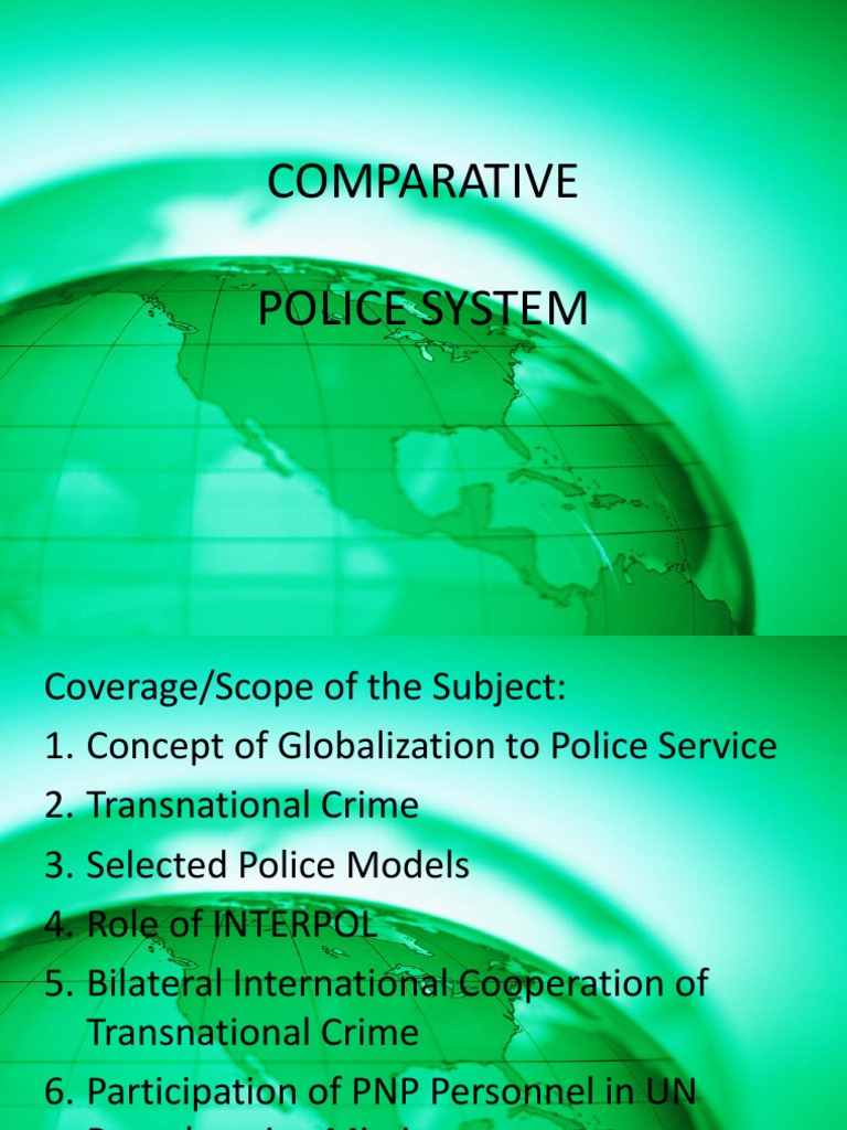 Comparative Policing System | PDF
