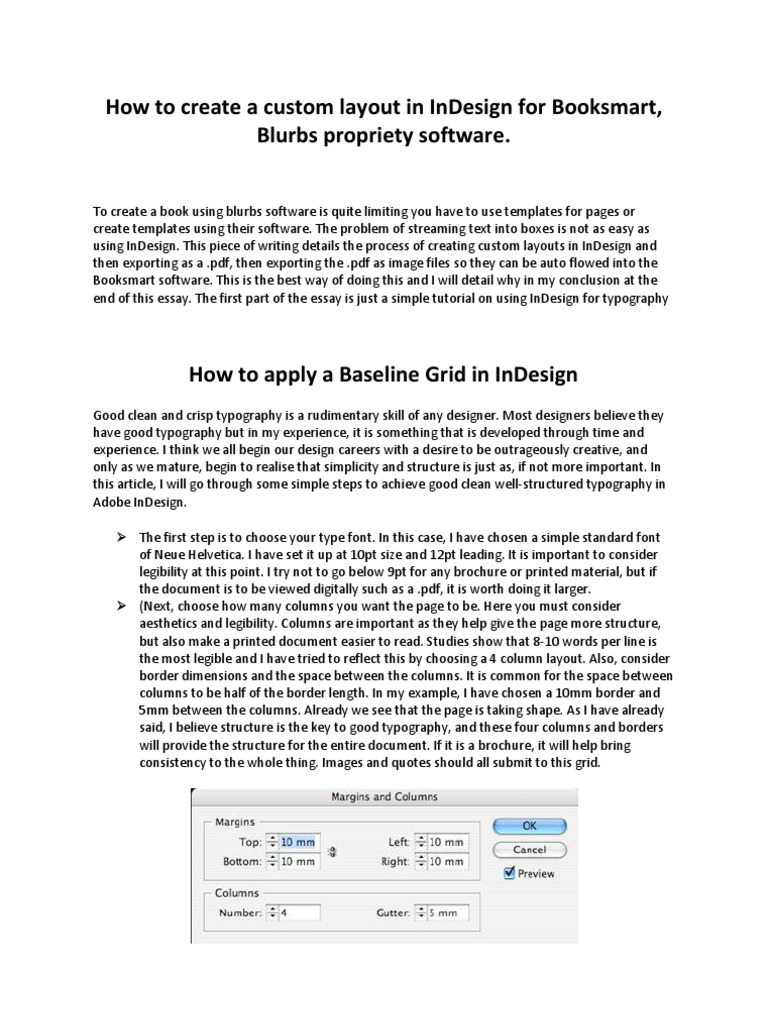 Baseline Grid | PDF | Adobe In Design | Typography