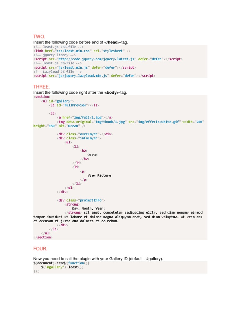 Insert The Following Code Before End Of Tag Link Script Script Script Script Script Script 