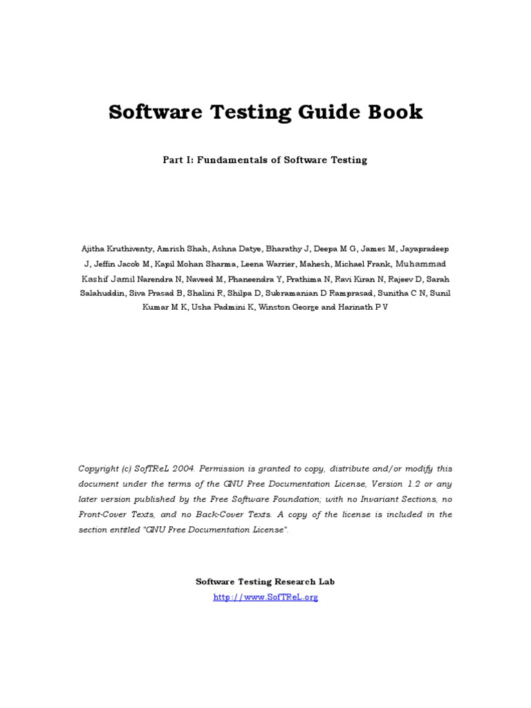 Software Testing | PDF | Simulation | Software Testing