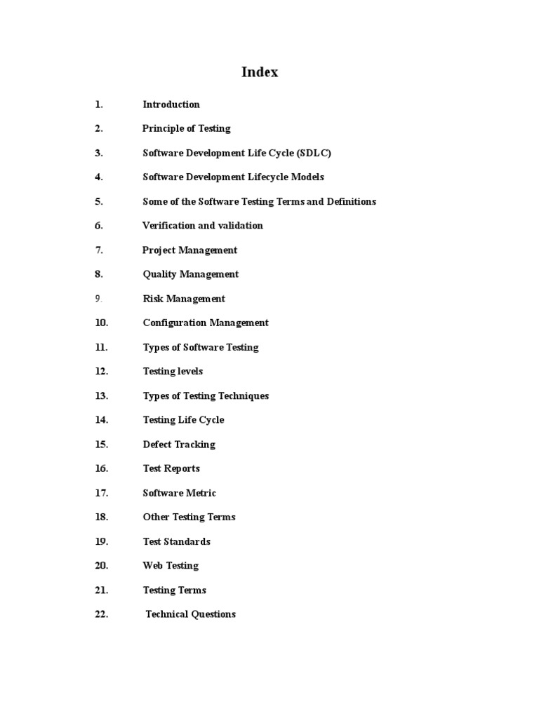 Software Testing Manual | PDF | Software Testing | Software Prototyping