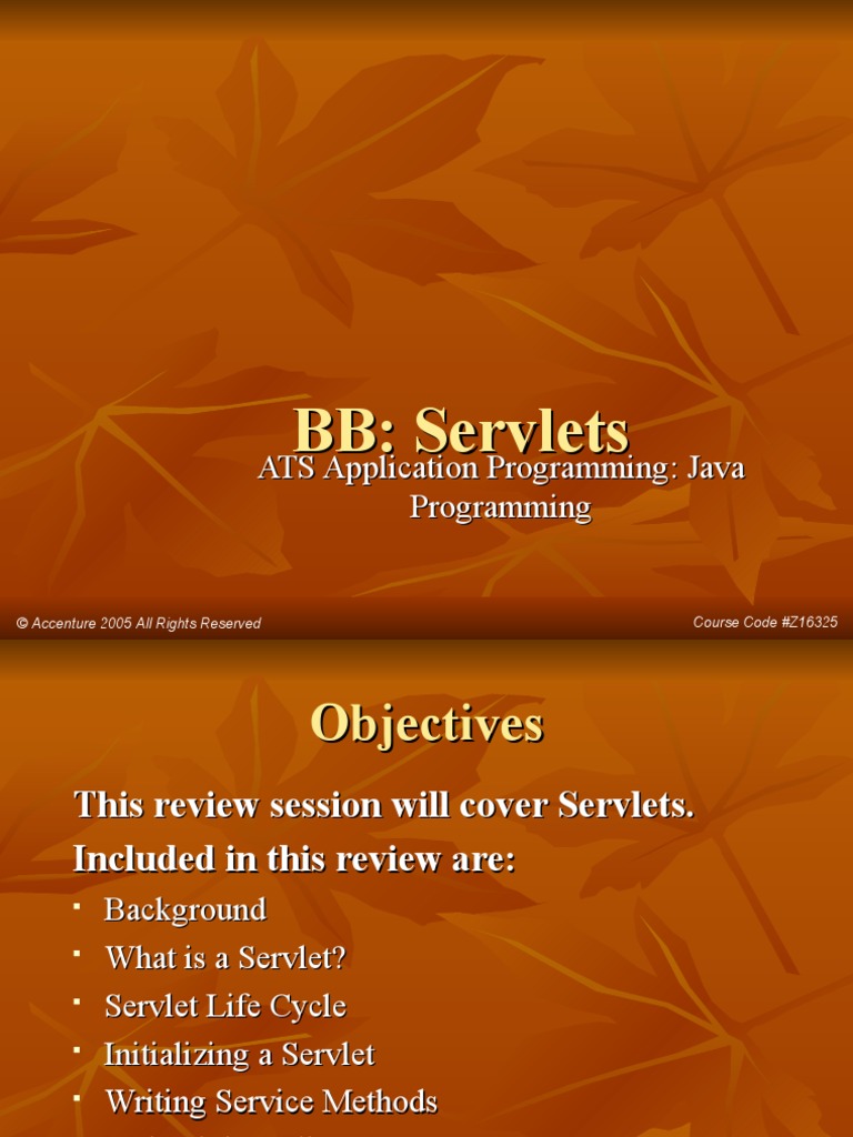Servlet | PDF | Java Servlet | Computing Platforms
