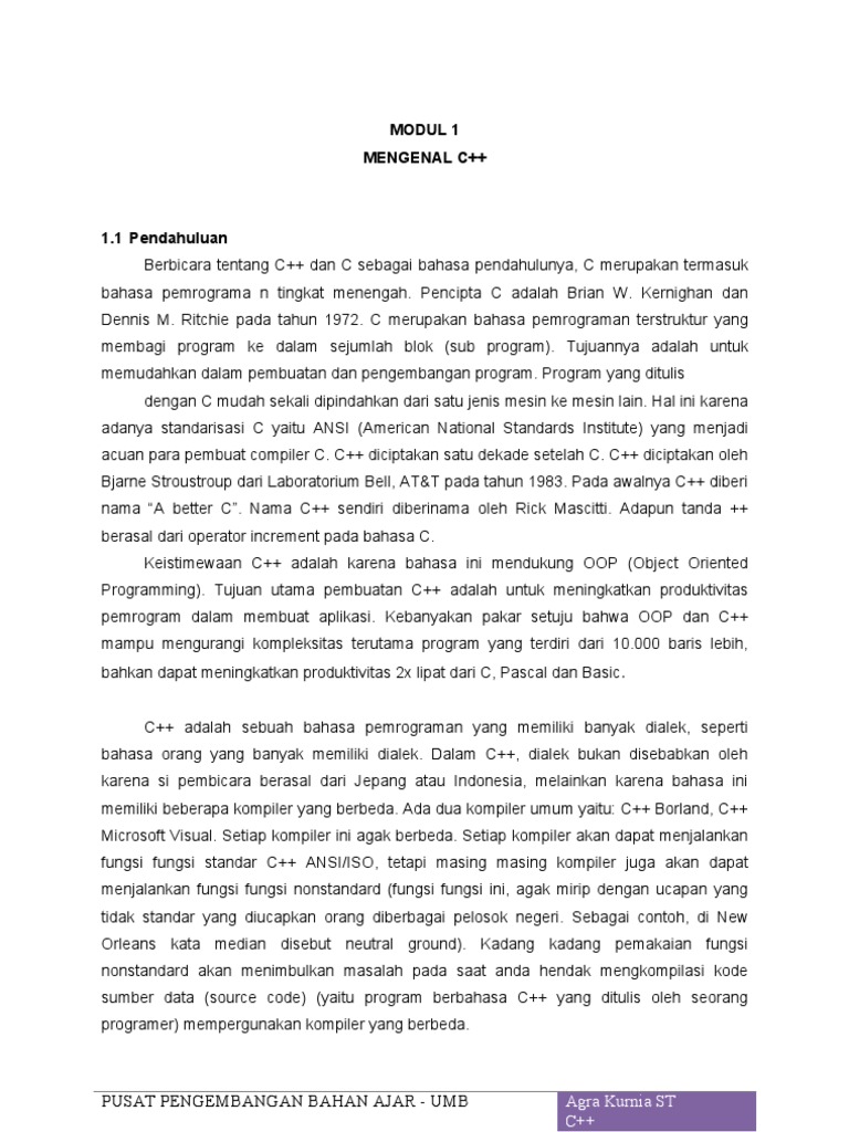 Oop C+ | PDF | Teknologi & Rekayasa