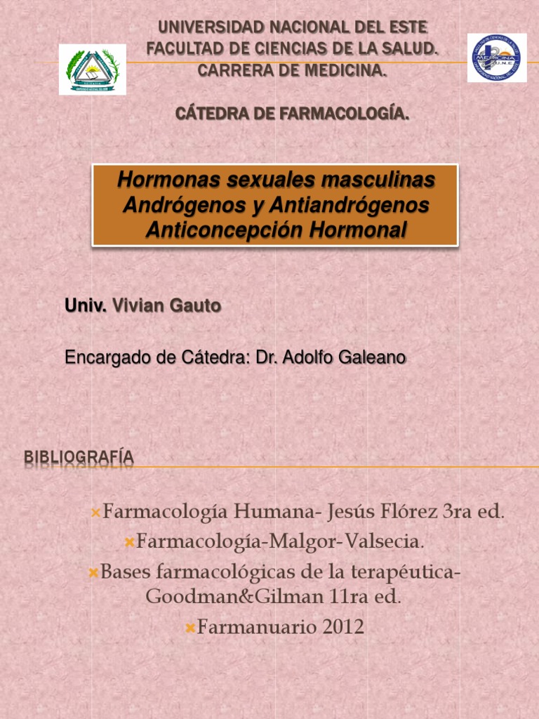 Andrógenos y Antiandrógenos en Farmacología | PDF | Testosterona ...