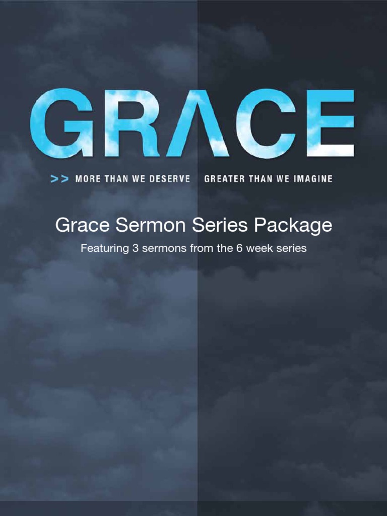 Grace Sermon Series | Grace In Christianity | Jesus