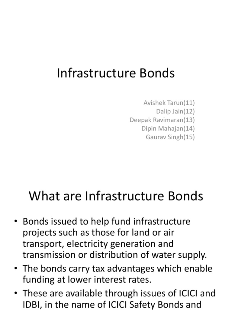 Infrastructure Bonds | PDF | Bonds (Finance) | Interest