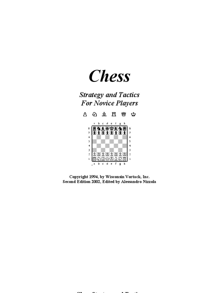Chess: Strategy and Tactics For Novice Players | PDF