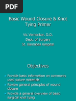 Laceration Repair: Suture Types & Techniques | PDF | Surgical Suture ...