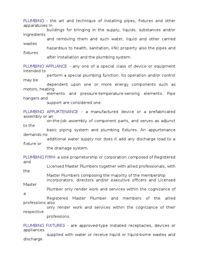 RMP Reviewer For Beginner | PDF | Plumbing | Hydraulics