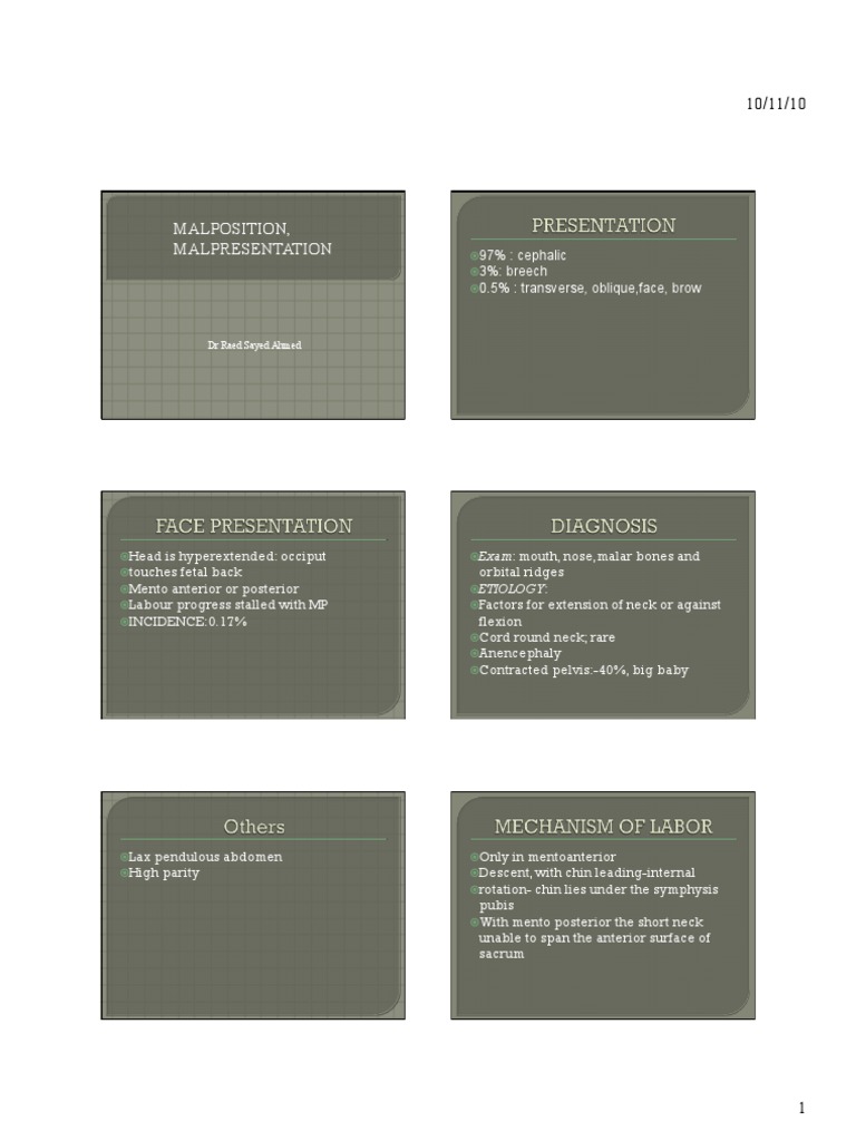Breech Presentation Management Guide | PDF | Caesarean Section | Childbirth