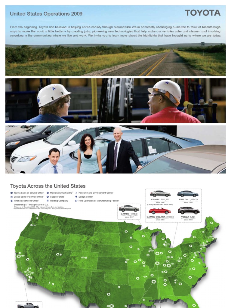 Tna Ops Map 2009 | PDF | Toyota | Lexus