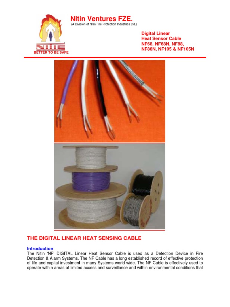 Linear Heat Detection Cable - Digital Linear Sensor Cable-Niten | PDF ...