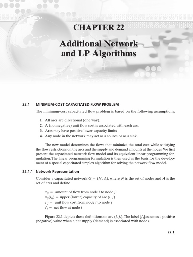 Chapter 22 | PDF | Linear Programming | Mathematical Optimization