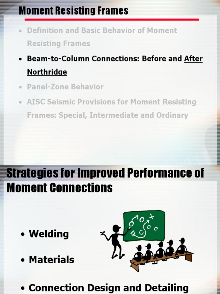 Moment Resisting Frames - Part2 | PDF | Structural Steel | Welding