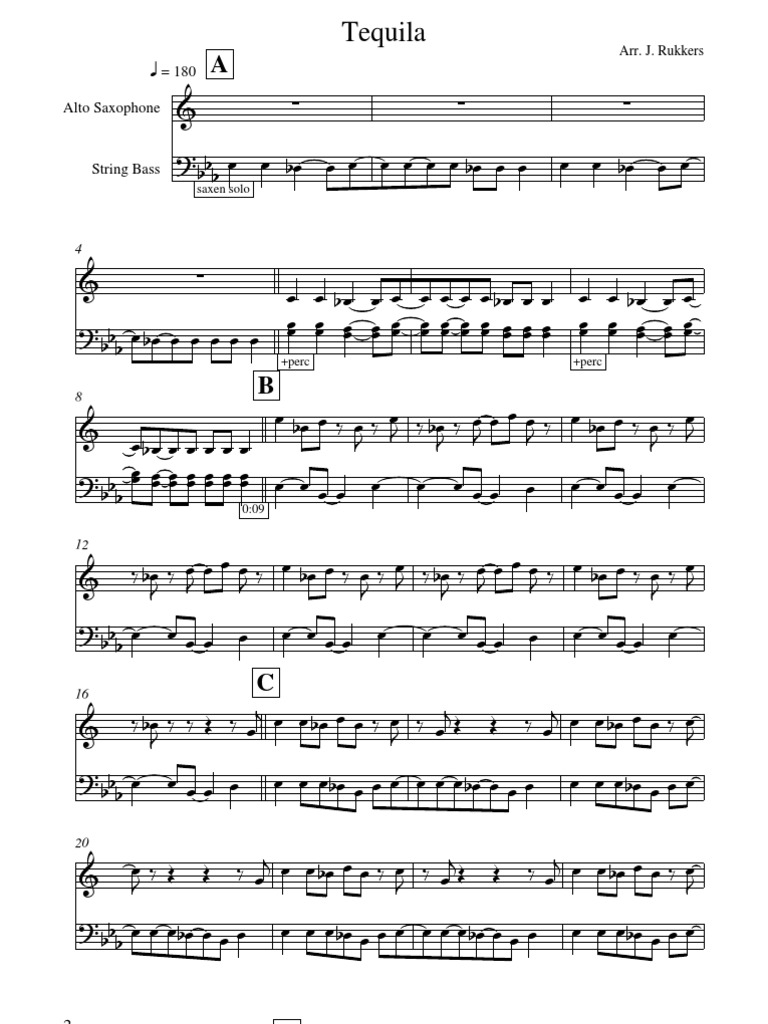 Sax - Tequila Asbg | PDF | Art