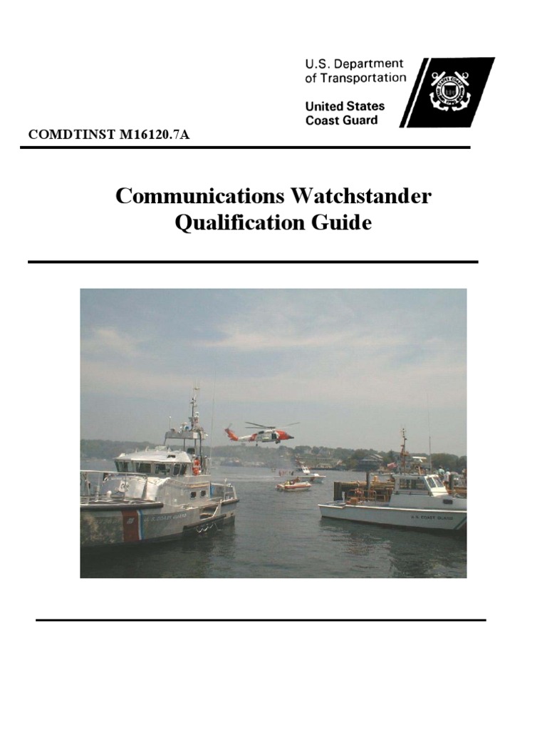 USCG Communications Watchstander Qualification Guide | PDF
